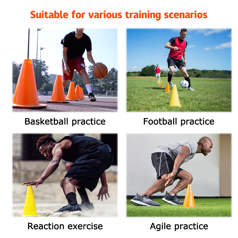 Agility Cones 5PCS/10PCS Soccer Cones 18CM Traffic Cone Sport Training ...