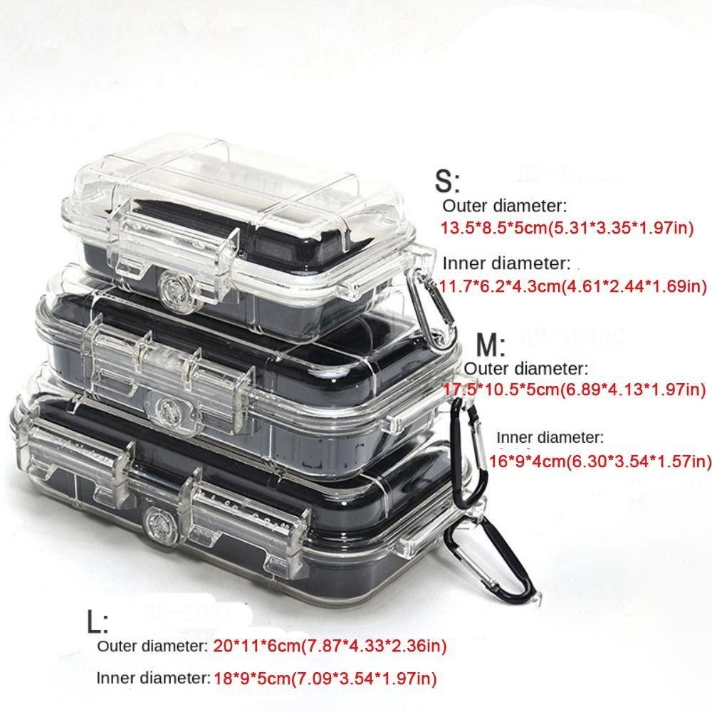 Sealed Storage Box Transparent Shockproof Camping Box, ABS Equipment ...