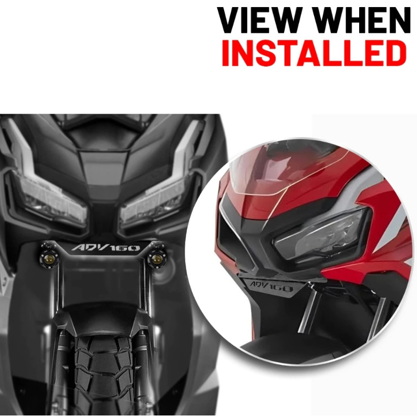 HONDA ADV 160 HEAVY DUTY MINI DRIVING LIGHT LED BRACKET FOR HONDA ADV ...