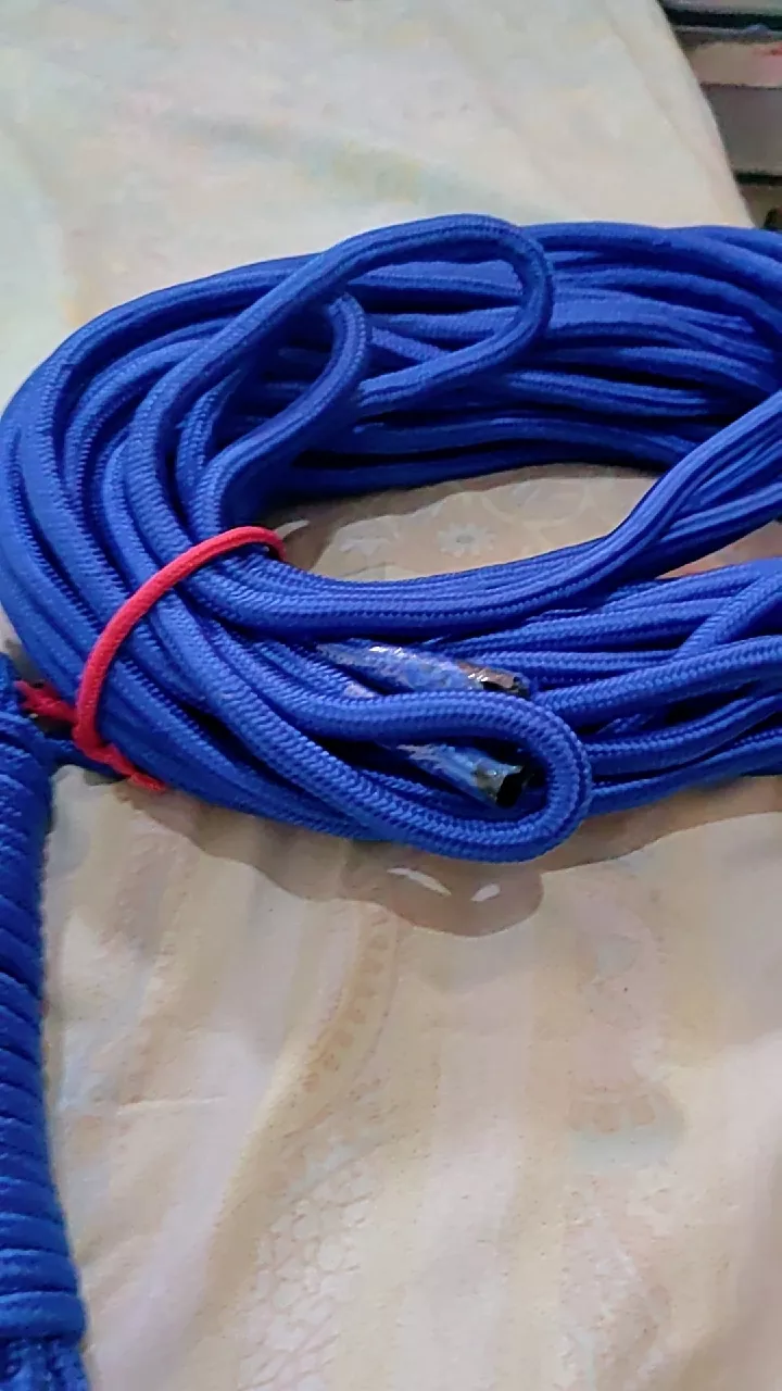 Diameter 8mm-10mm,Length 20M/50M/100M Pure blue nylon rope, safety rope ...