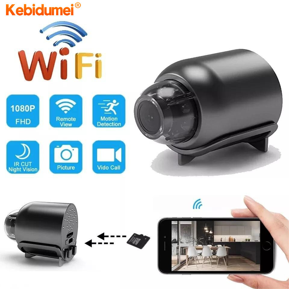 1080P Camera Hidden Super Mini CCTV Wireless WIFI IP Camera Motion ...