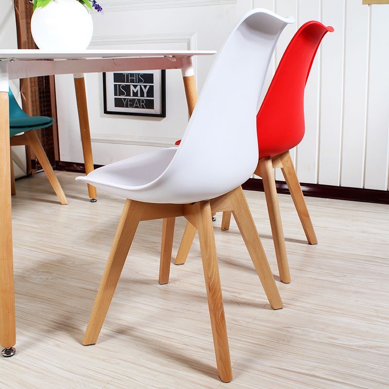grey/Nordic Study Chair with Cushion Modern Simple Dining Chair ...