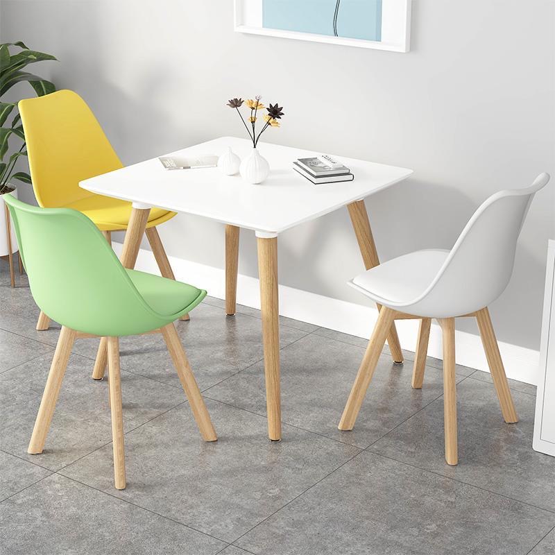 grey/Nordic Study Chair with Cushion Modern Simple Dining Chair ...