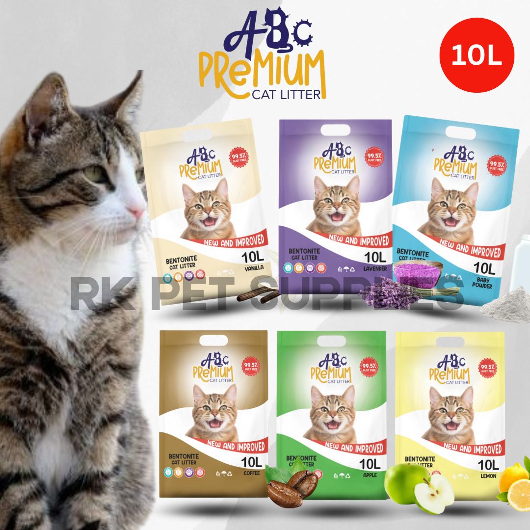 New Packaging 10L ABC CAT Bentonite Cat Litter Sand All Stages Adult ...