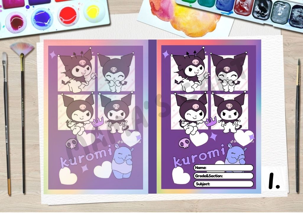 KUROMI A5 NOTEBOOK (5.8" X 8.3") – LAMINATED COVER, NO PLASTIC COVER ...