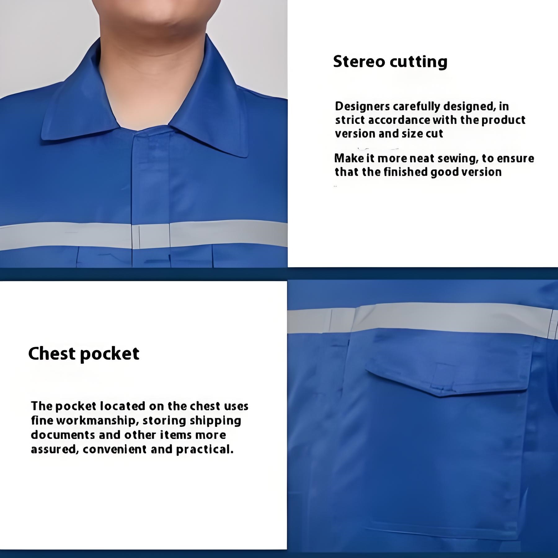 Labor Uniform Coveralls Straight Safety Work Heavy Duty Safety Wear ...