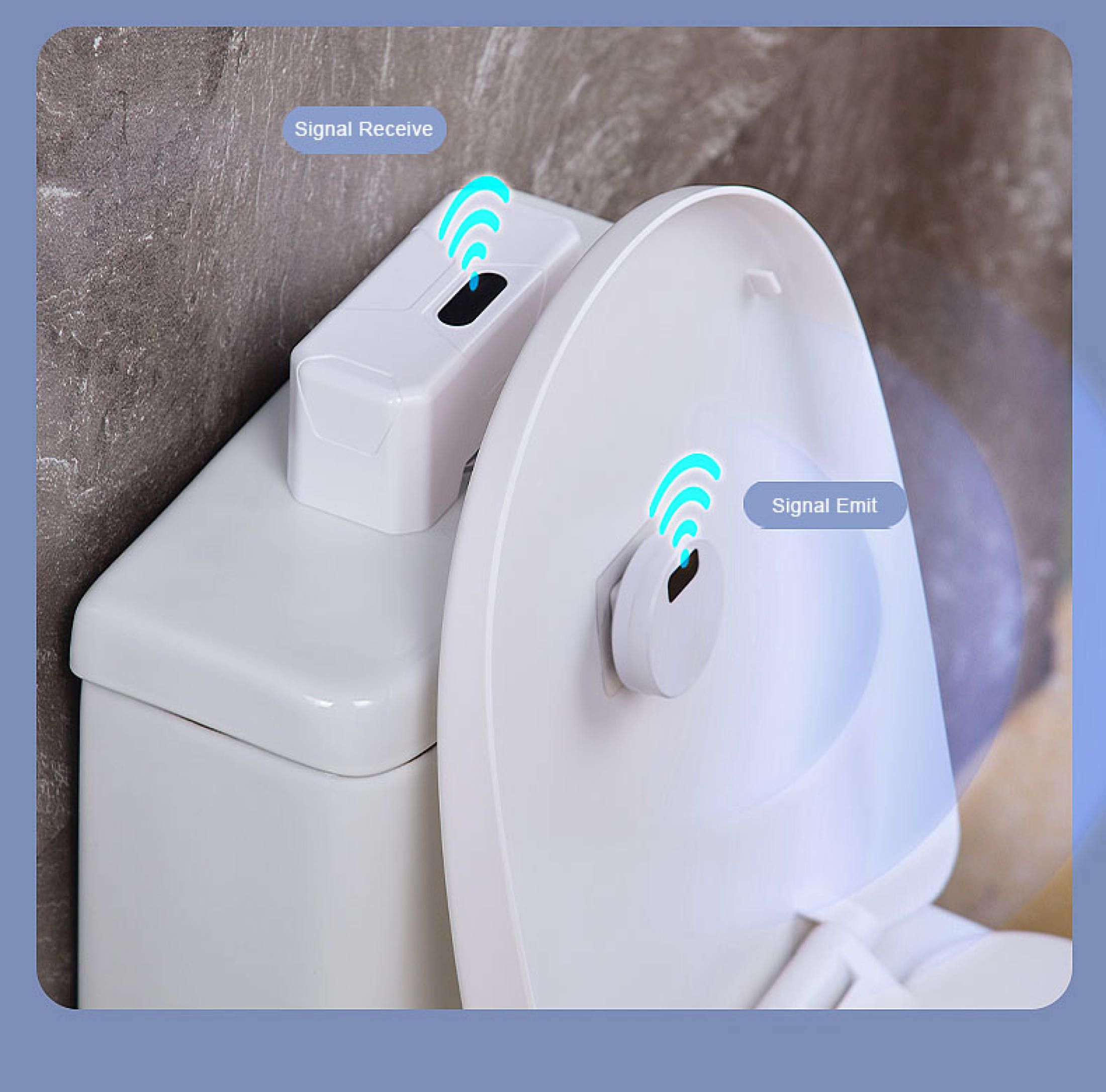Automatic Toilet Flush Button Touchless Toilet Flusher External ...