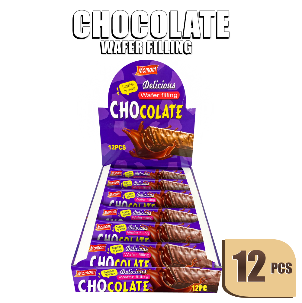 Momom Food Chocolate Wafer Filling, Smooth & Decadent Experience (Set ...