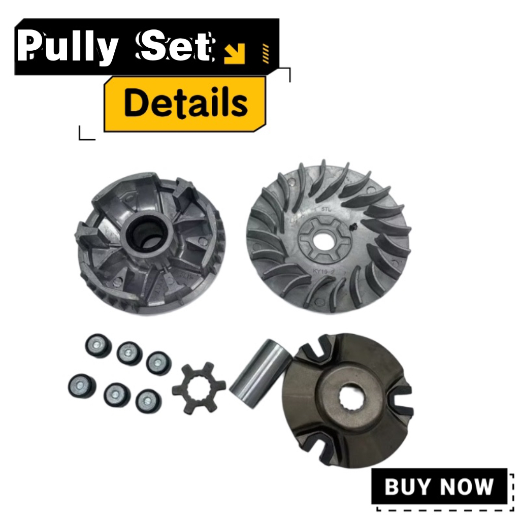 CS Motorcycle drive pulley set Mio Sporty, Gy6 125, Skydrive, Mio soul ...