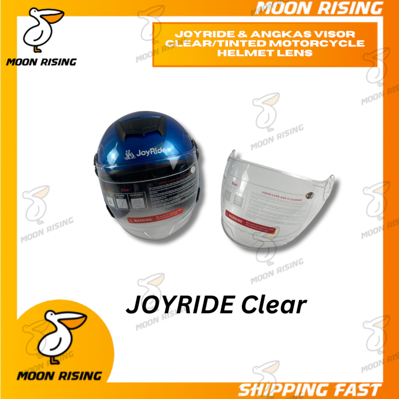 Visor helmet JOYRIDE & ANGKAS Visor Clear/Tinted Motorcycle Helmet Lens ...