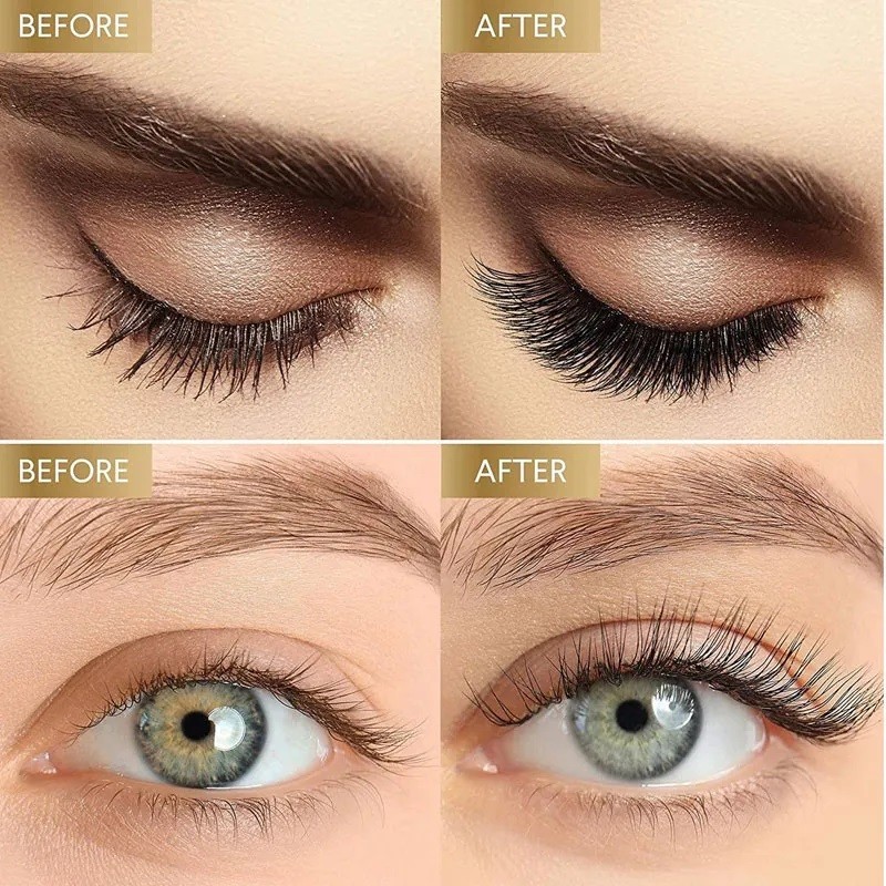 LANTHOME Natural Castor Oil Hair Eyebrow Growth Lashes Growth Serum ...