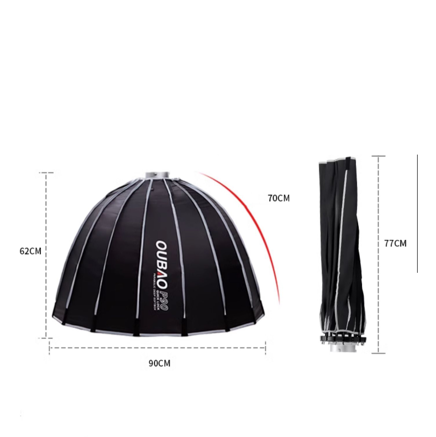 GRTS 90cm softbox Professional Photography softbox with photography ...