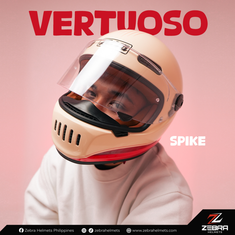 ZEBRA VERTUOSO Classic Helmet For Motorcycle Retro Helmet Full Face ...