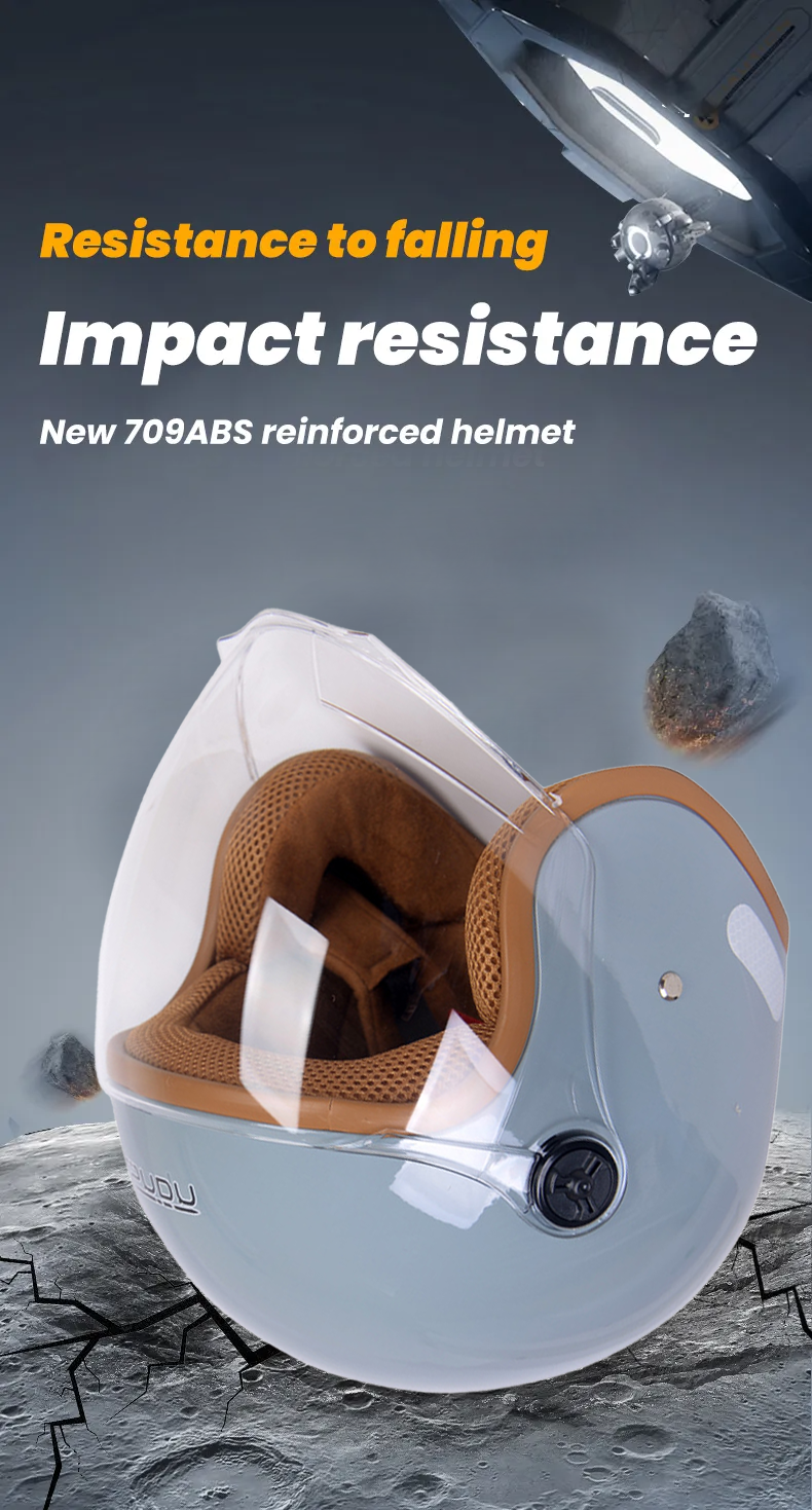 Anak Original with Icc Sticker Retro Classic Motorcycle Half Face ...