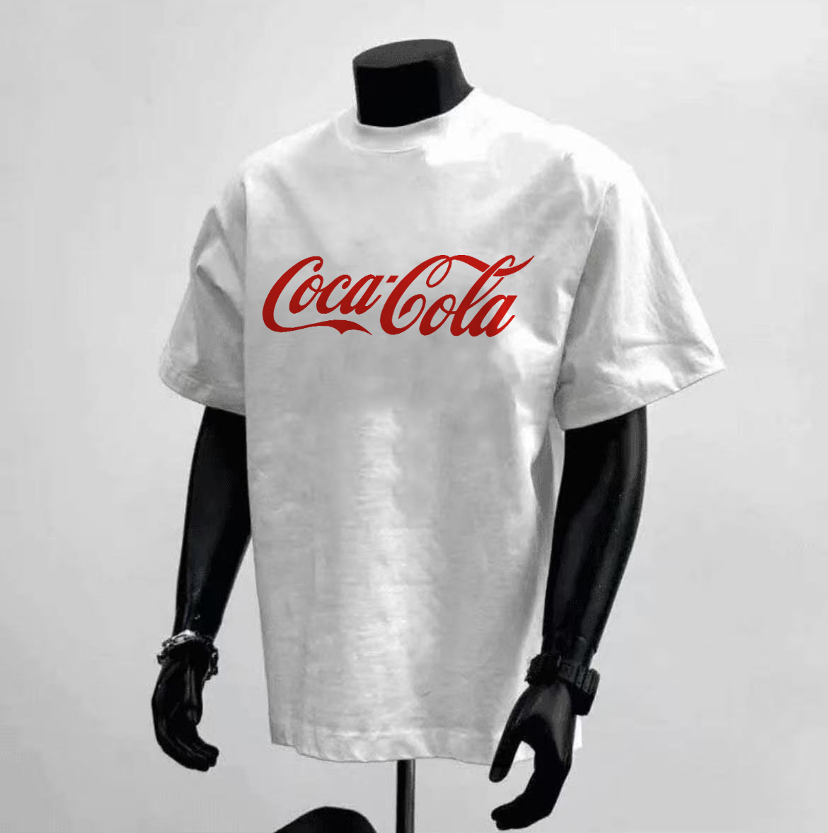 FPA American retro graphicwhite tshirt for men oversized cotton tees# ...