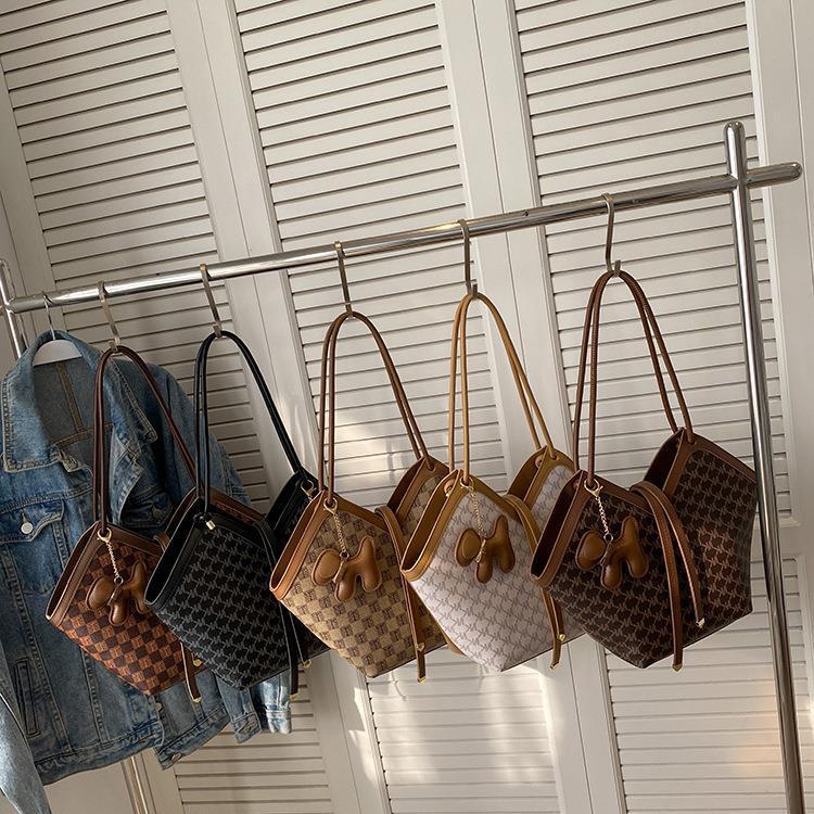 Bagin Everyday Icon – Monogram Canvas Satchel & Hobo Bag [GY-547 ...
