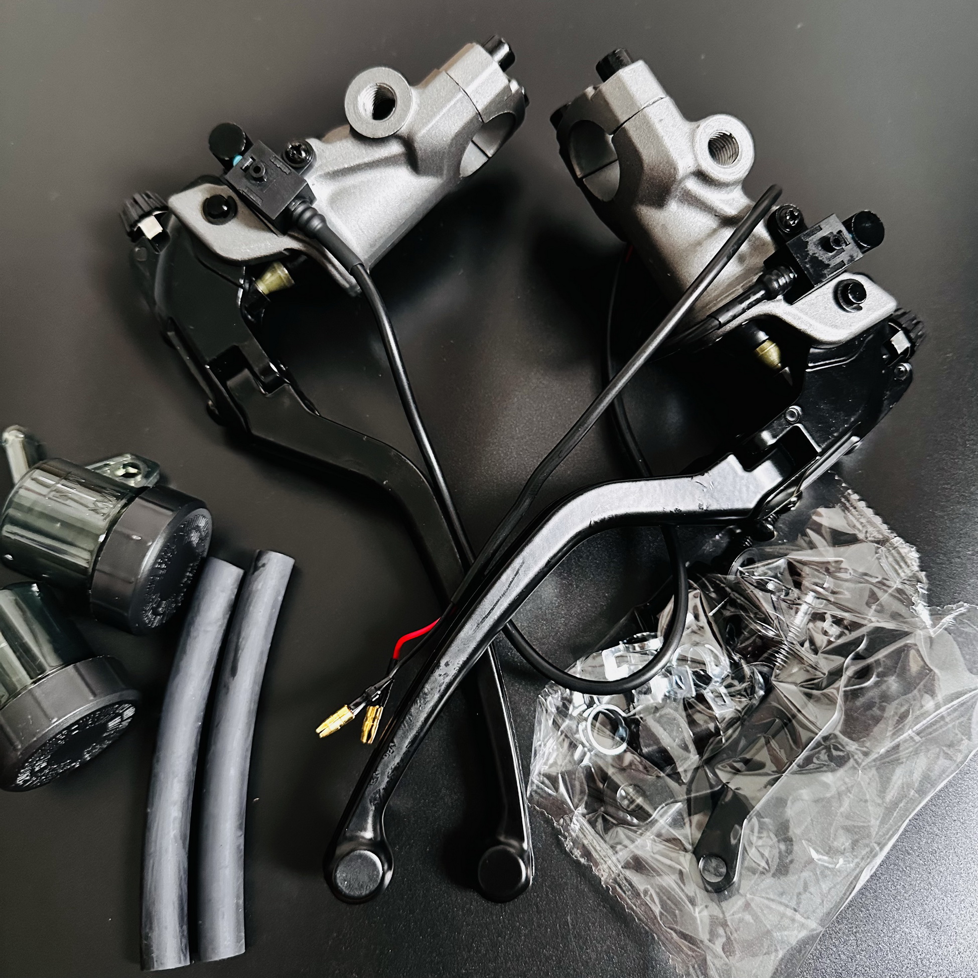 Dual Tank RCS19 Corsa Brake Master Universal (Black Series) Nmax/ ADV ...