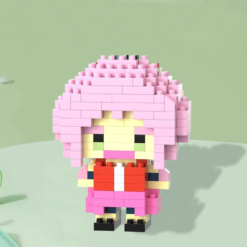 【DUZ】Naruto Building Blocks Anime Characters Cute Kid's Toys Kakashi ...