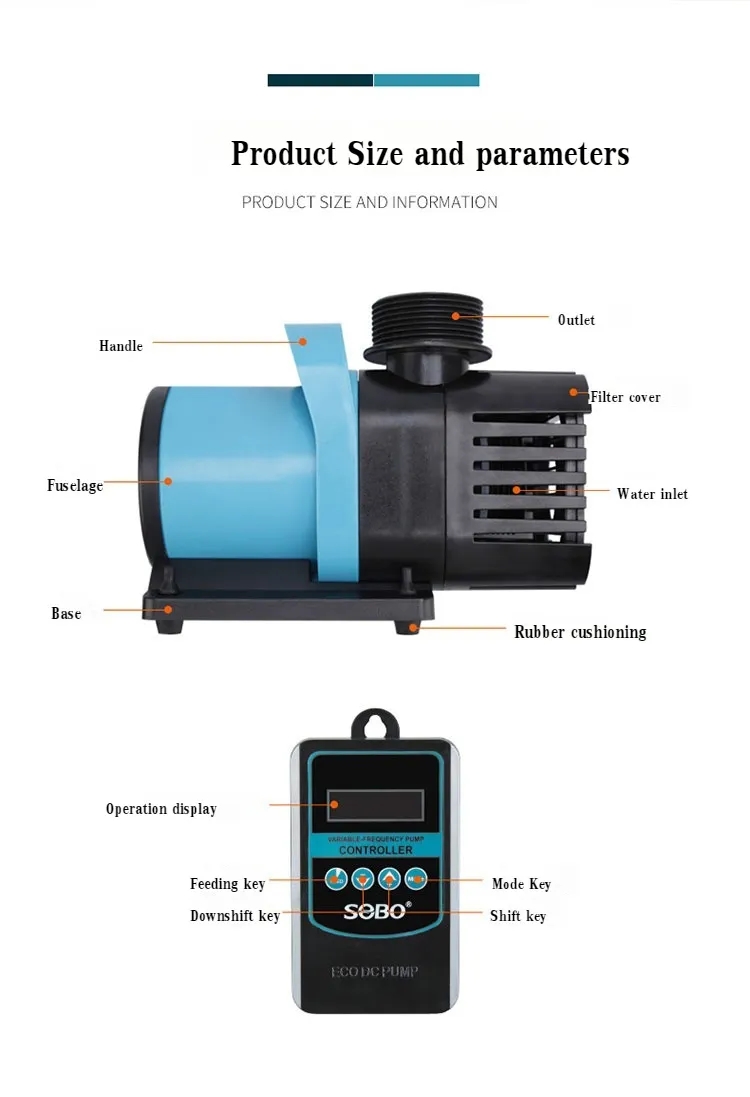 SOBO Amphibious submersible pumps aquarium pumps fish pond pumps ...