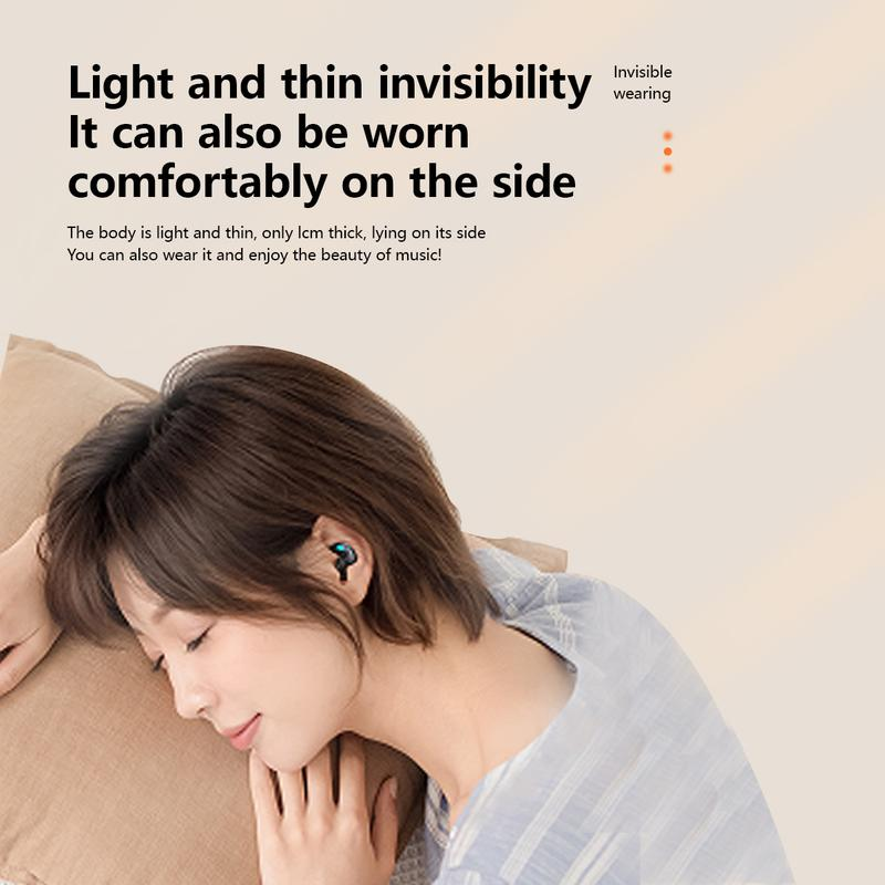 X55 Sleeping Earbuds Wireless Mini Headphones For Work Bluetooth ...