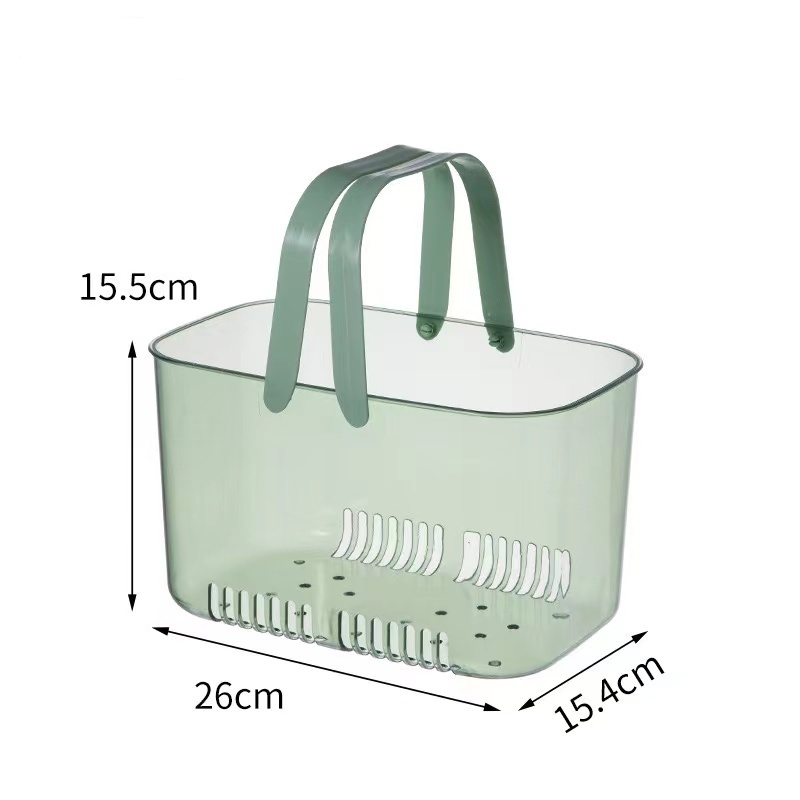 Portable Sundry Storage Basket Simple Style Shower Plastic Storage ...