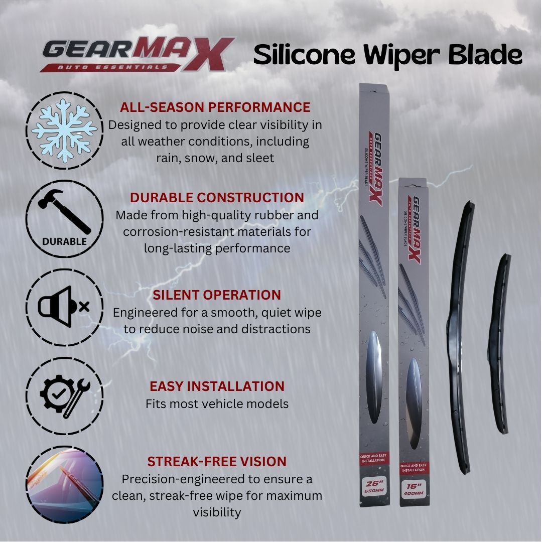 GearMax Silicone Wiper Blade for Suzuki S-Presso (18" + 16") | Shopee Philippines