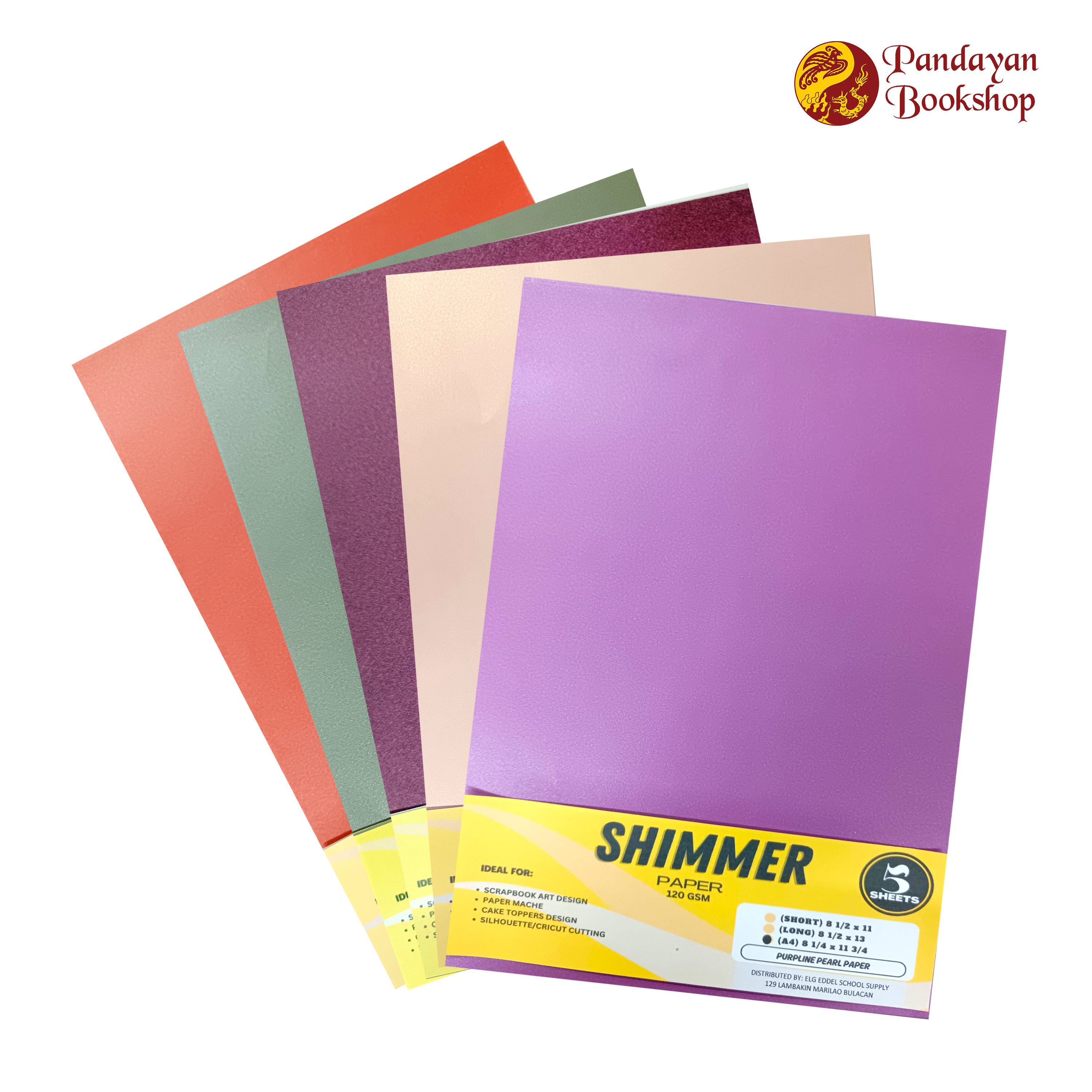 Shimmer Paper A4 120gsm 5's | Shopee Philippines