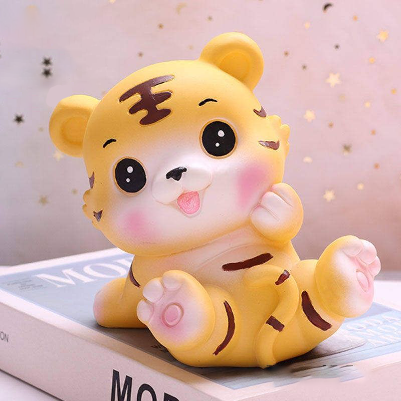 SNAP BUY08 Coloring tiger piggy bank child DIY Handmade graffiti toy ...