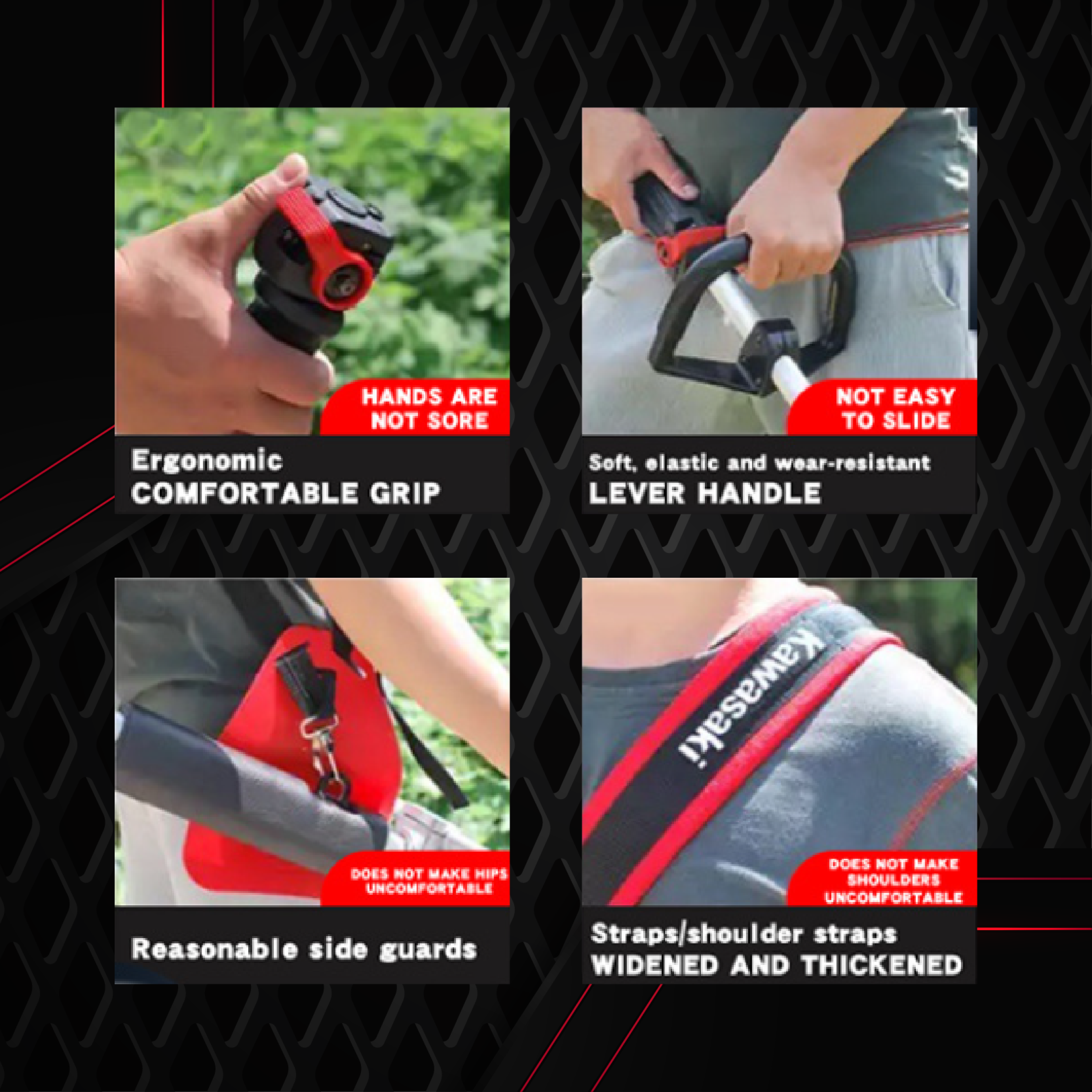 【Ready Stock】HONDA Grass Trimmer 4 Stroke Gasoline Brush cutter 42CC portable GX35-Lawn Mower ...