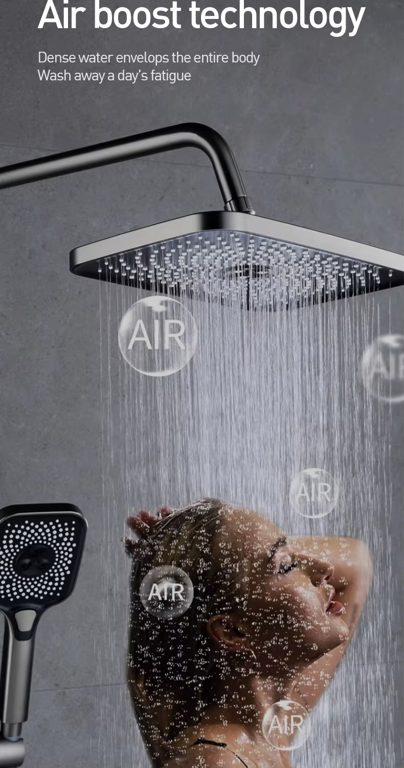 4 in 1 shower set hot and cold set bathroom shower head set high ...