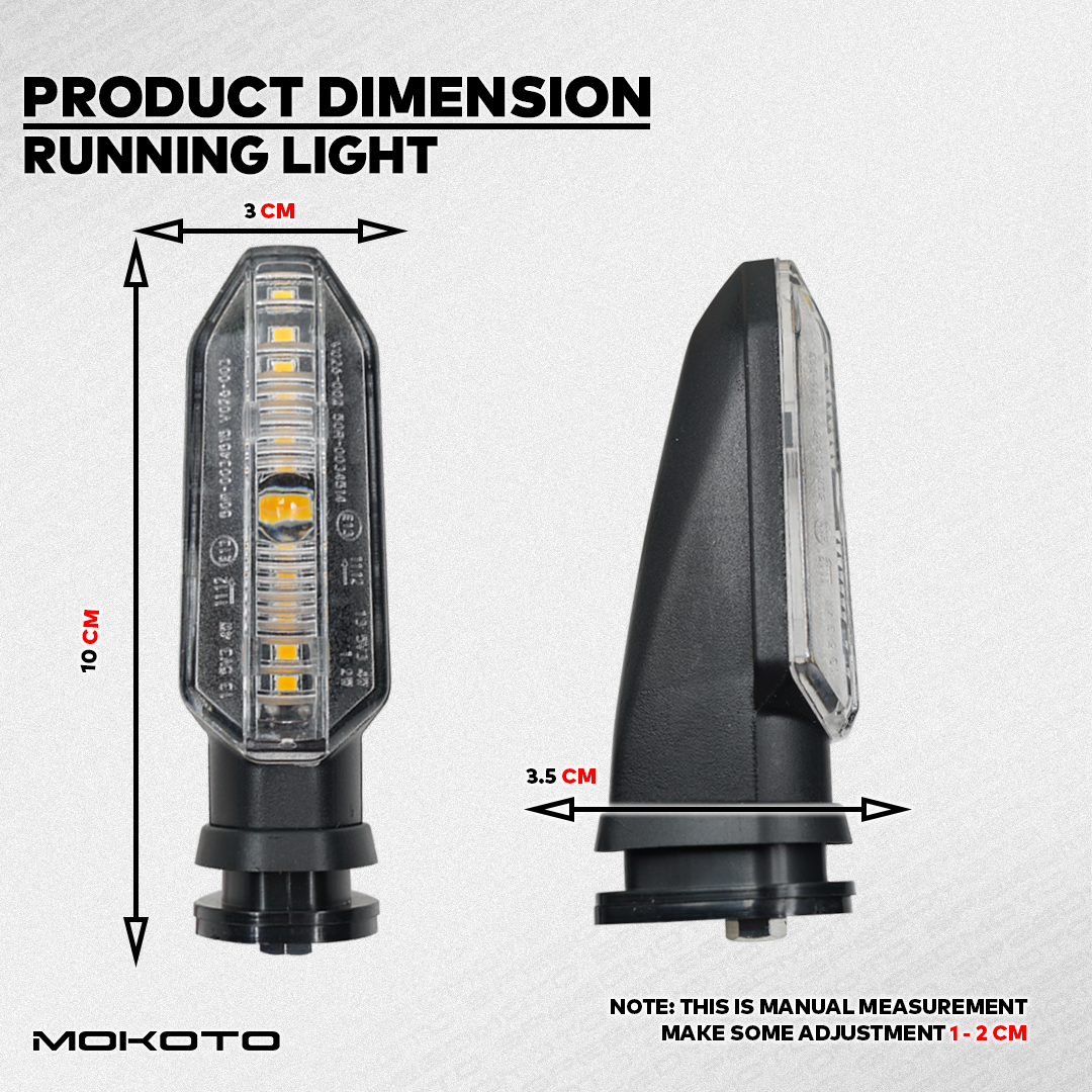 MOKOTO HONDA ADV 150/160 CLICK V2/V3/V4 RUNNING SIGNAL LIGHT AMBER ...