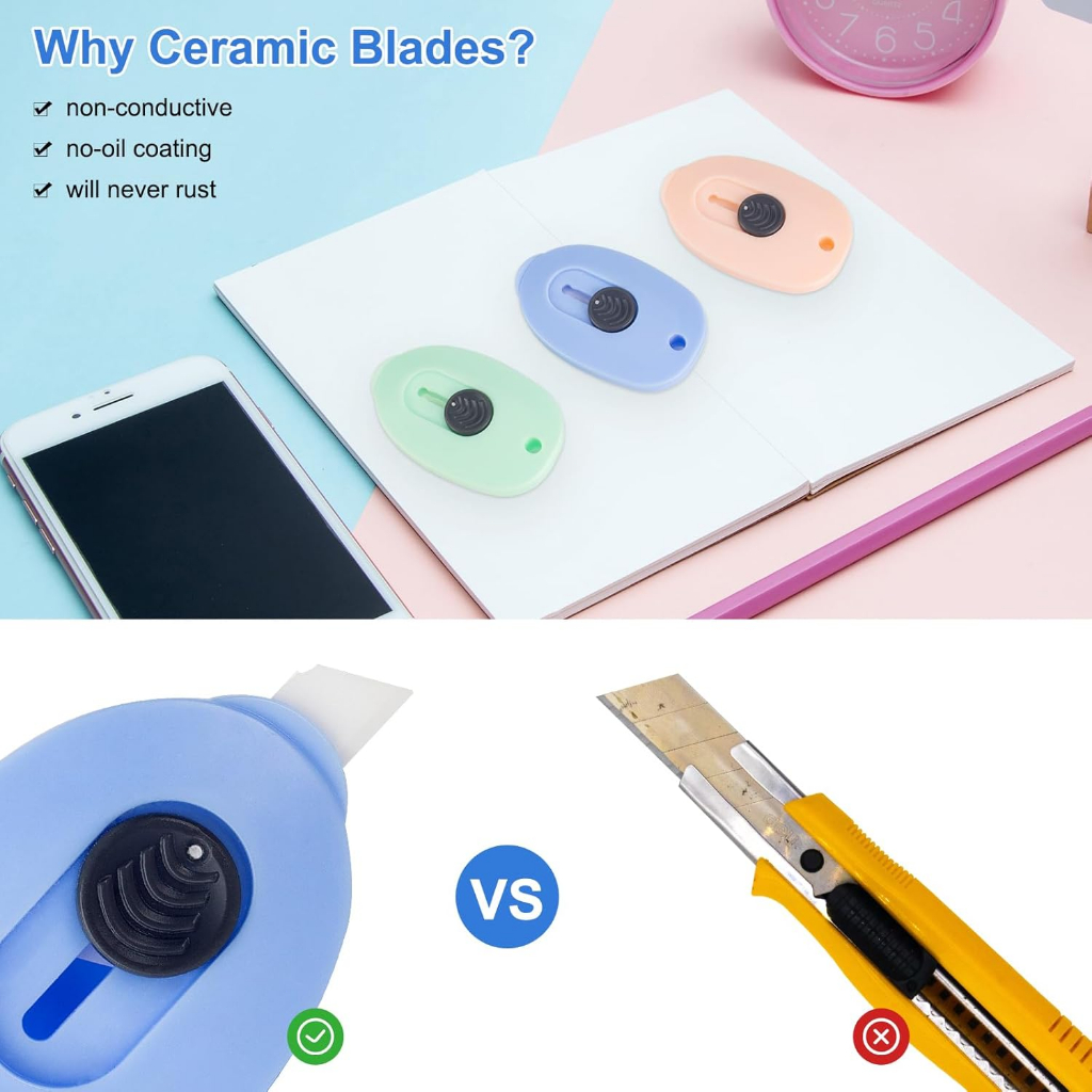 METECH Mini Cutter knife Parcel Art Cutter Stationary Office School ...