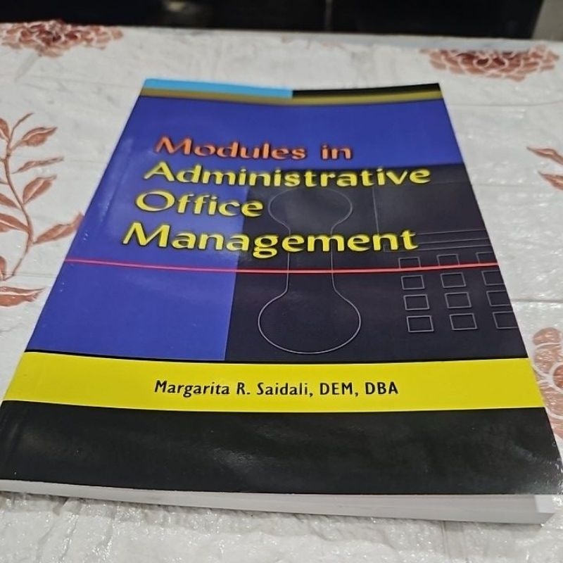 Modules in ADMINISTRATIVE Office Management By:Saidali | Shopee Philippines
