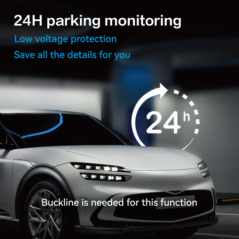 Hikvision D1 Pro Dash Cam 1440P 2K HDR 360° Rotation F1.55 Lens 24H ...