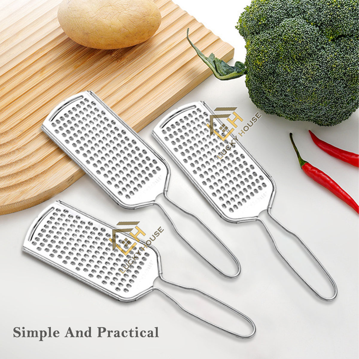 Multifunctional Vegetable Grater Stainless Steel Pino Cheese Grater ...