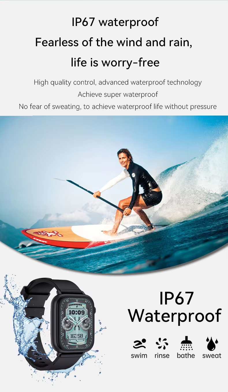 X12 Smart watch Men Women IP67 Waterproof Bluetooth SportsWatch 1.83 ...