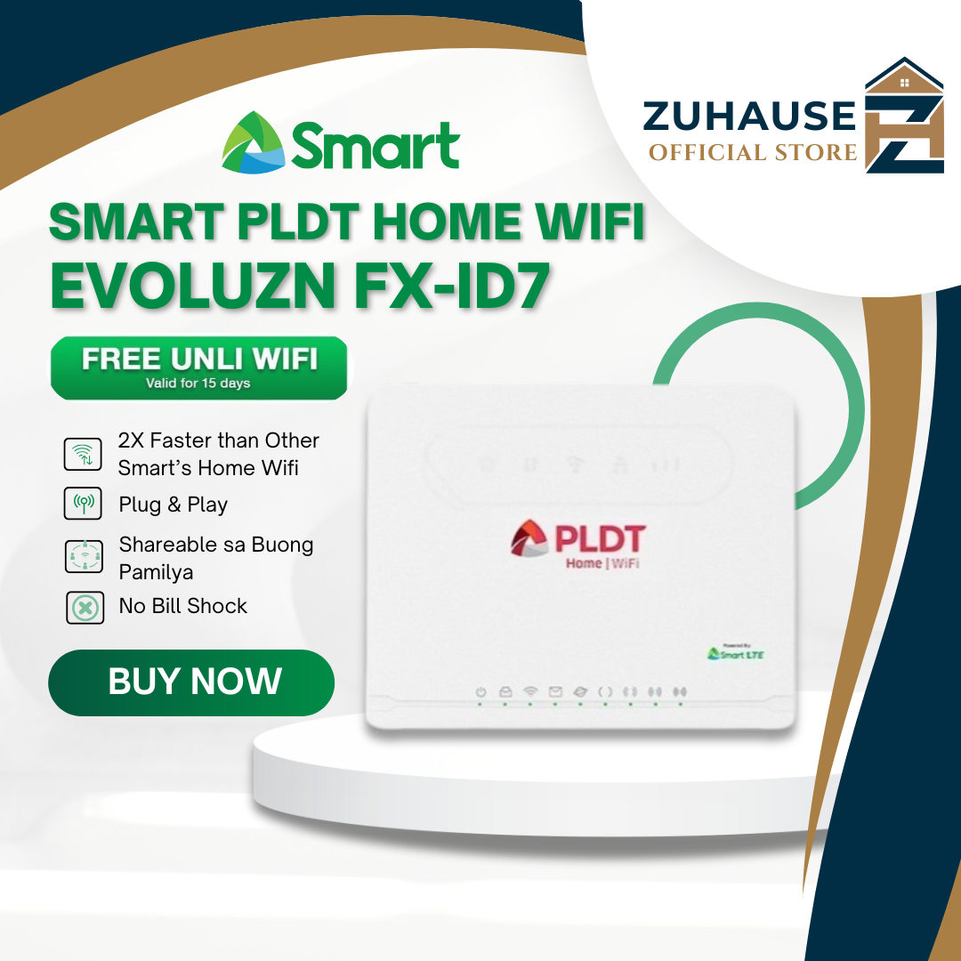 Smart by Zuhause | PLDT Home WiFi LTE CPE FX-ID7 | UNLI WIFI for 15 Days | Shopee Philippines