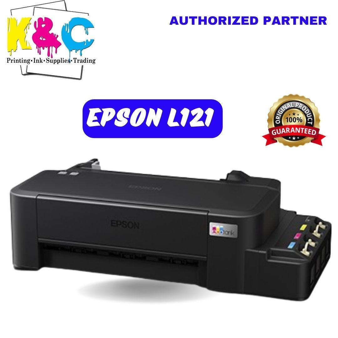 EPSON L121 EcoTank Ink Tank Printer with Bundle Hansol Pigment Ink Set ...