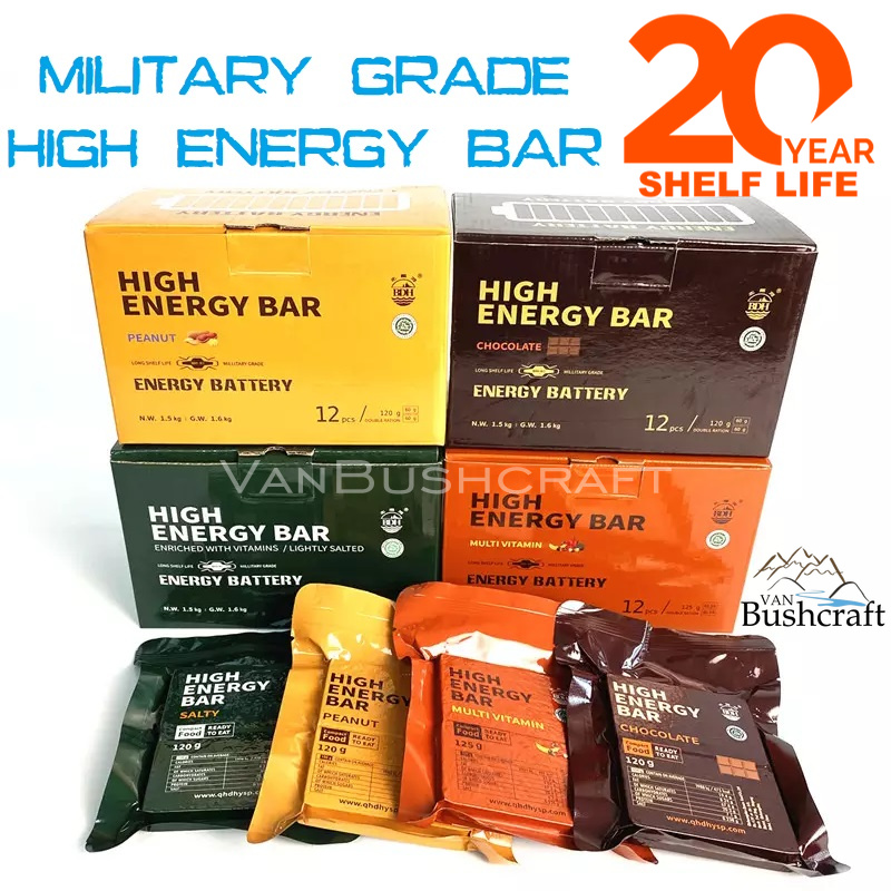 MRE High Energy Bar Biscuit 20 Years Shelf Life Emergency Food Rations Emergency Survival Food ...