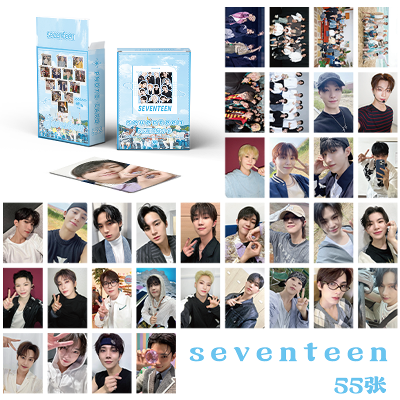 55/92Pcs/Box SEVENTEEN Photocards LOVE MONEY FAME LOMO Card 2025 ...