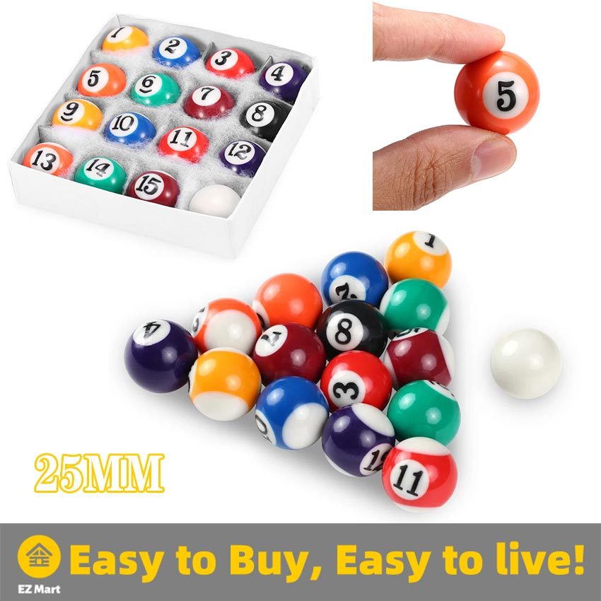 Billiard Ball Set for Junior Tables (Bola ng Bilyaran) | Shopee Philippines