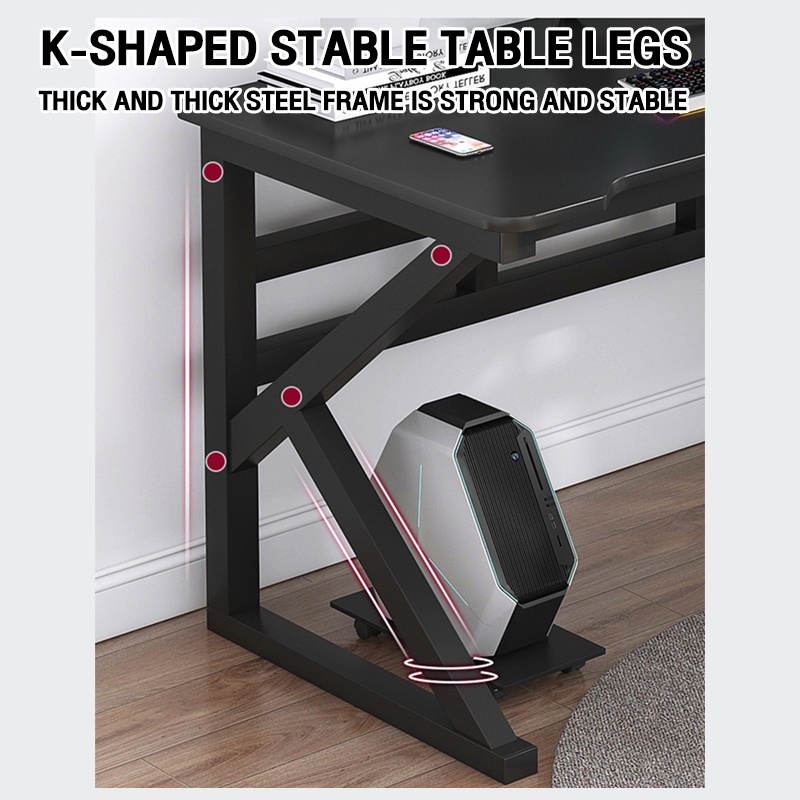 Gaming Table Computer Table Reinforcement 40*20MM legs ErgonomicTable ...