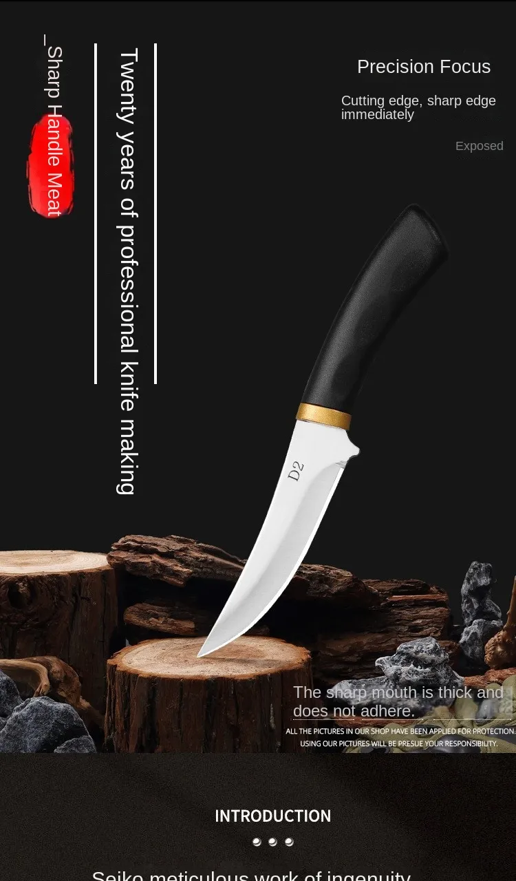 JAPANESE KNIFE MONGOLIAN KNIFE Dori Knife Tazaki chopping knife Boning ...