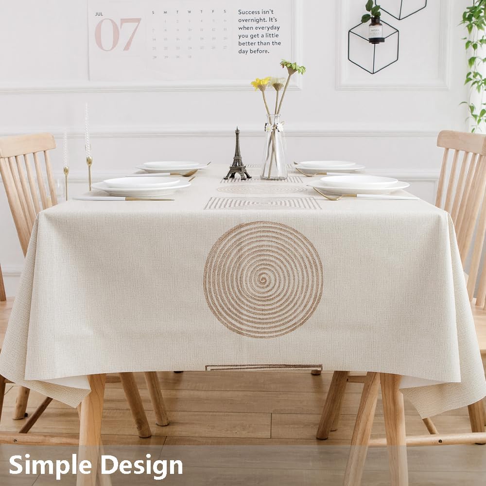 Table Cloth PVC Material Waterproof Oil Proof Anti Fouling Easy to ...