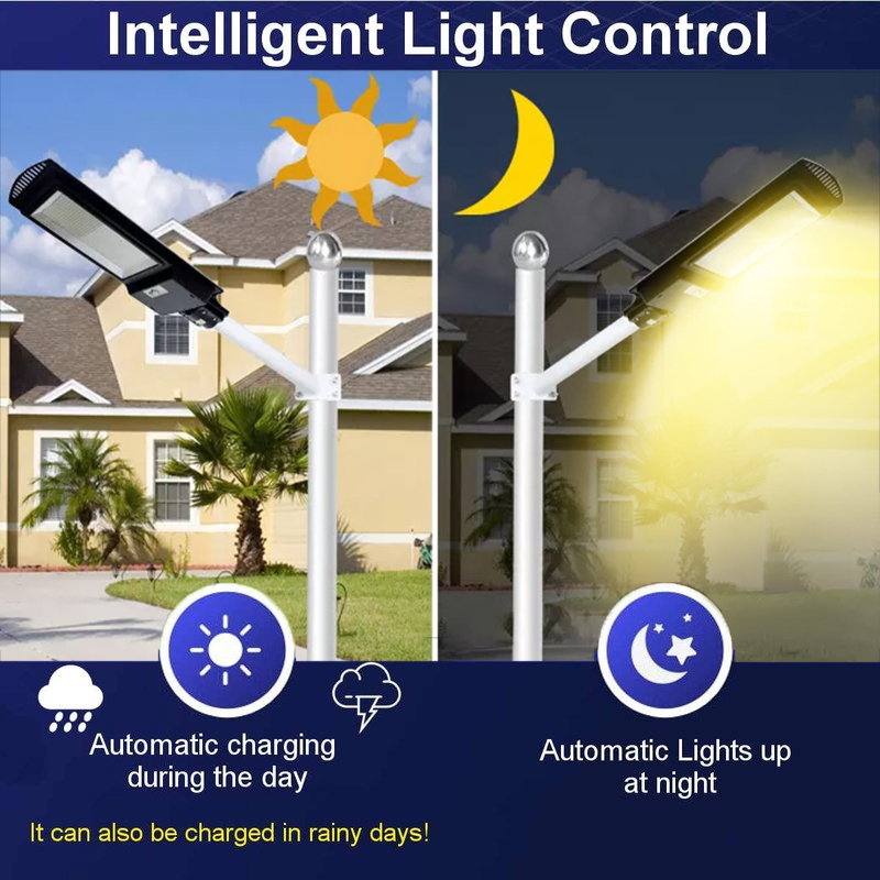 Solar Light Outdoor Waterproof 24 Hours Automatic Switch 1000W 1500W ...