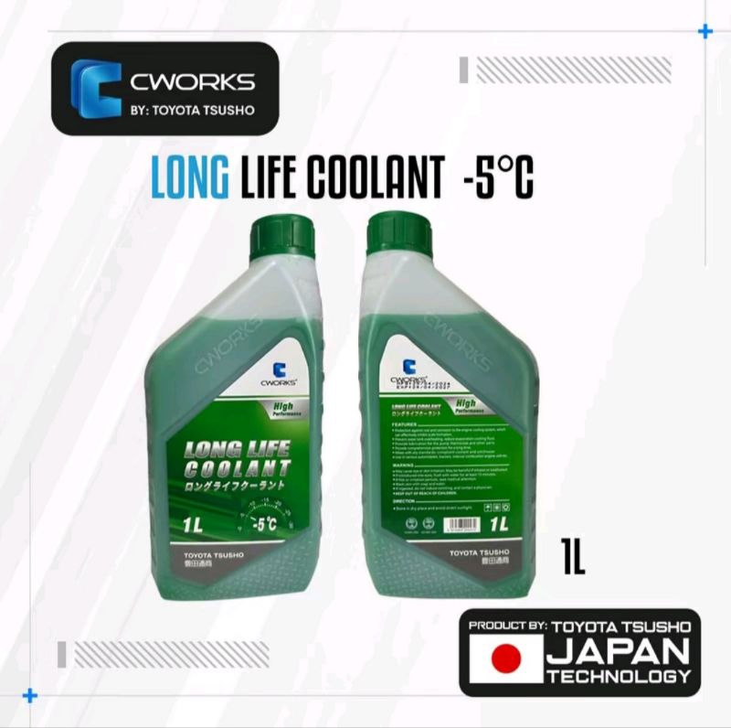 CWORKS LONG LIFE COOLANT 1 LITER READY TO USE - JAPAN TECHNOLOGY Cworks ...