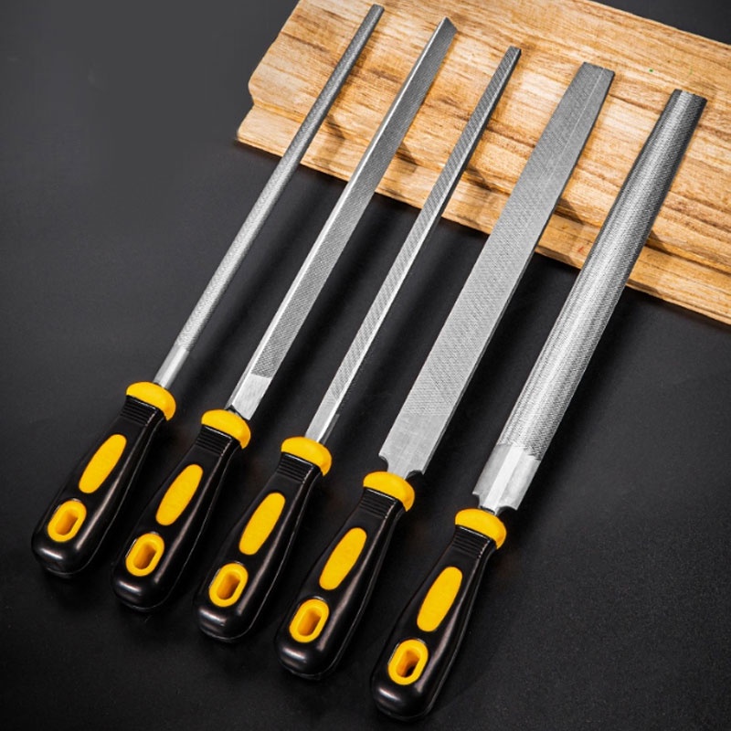 Steel File Round/ Triangle/ Semicircle/ Flat 8" 12" Woodworking Rasp ...