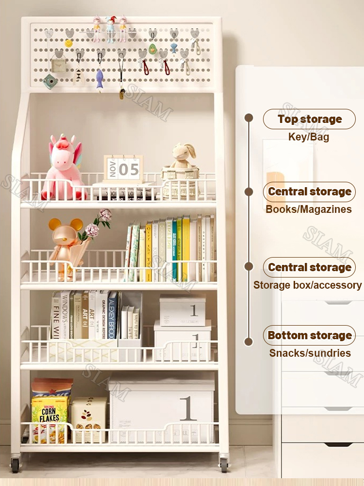 Supermarket Shelves Snack Shelf Grocery Rack 5/6 Layers Display Rack ...