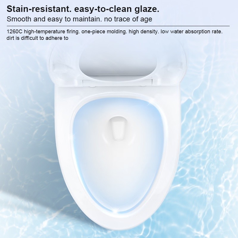 Ceramic Toilet Water Saving Flush Toilet Bowl Set With Flush Water ...