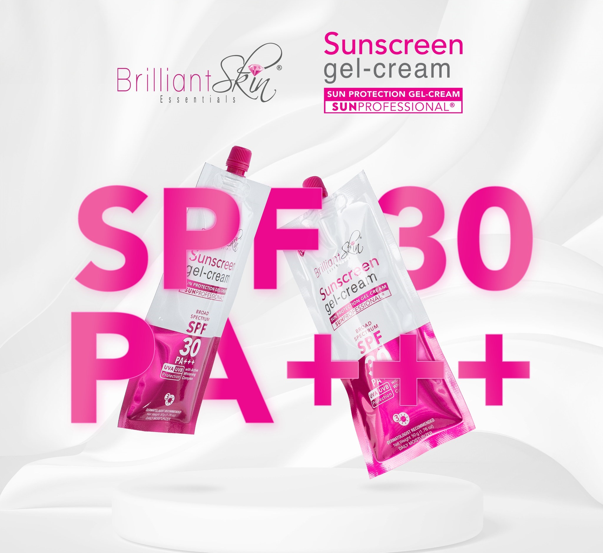 Brilliant Skin Sunscreen Gel Cream SPF 30 PA+++ 50g | Shopee Philippines